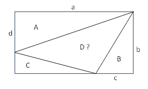 Here is an interesting puzzle involving a triangle inscribed in a ...